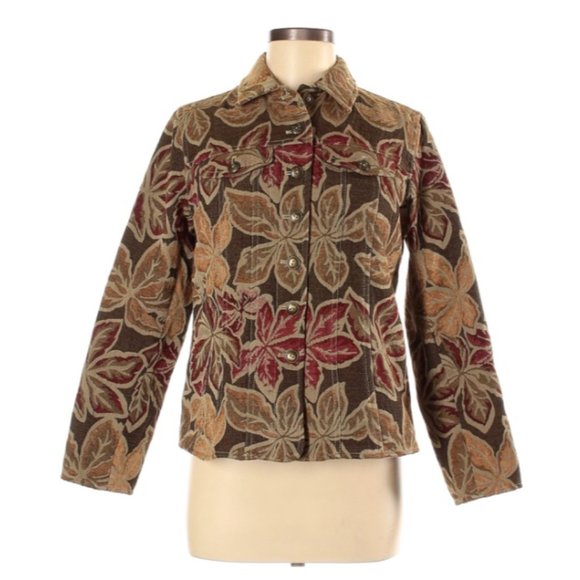 Laura Ashley | Jackets & Coats | Laura Ashley Jacket Blazer Brown ...